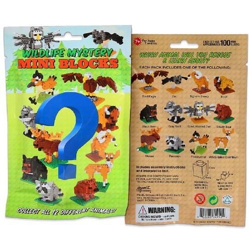 Wildlife Mystery: Mini Blocks – Museum Shop at DMNS