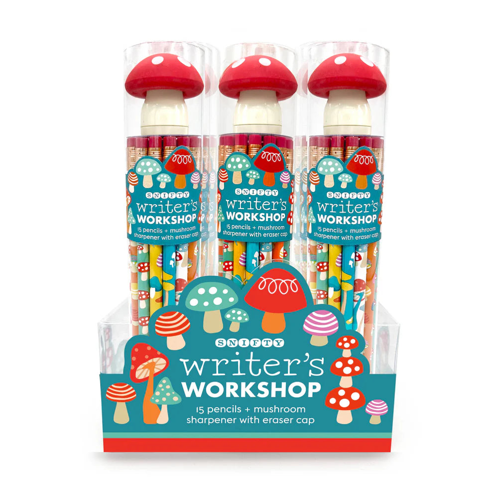 Mushroom Pencil Set and Sharpener – Museum Shop at DMNS